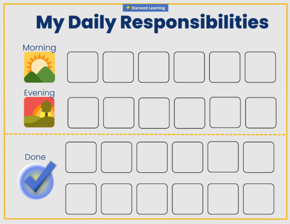 Daily Responsibilities Chart
